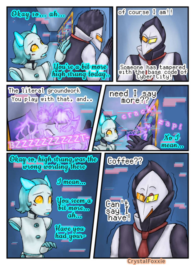 Corrupted Code Pg 15 By Crystalfoxxie On Deviantart