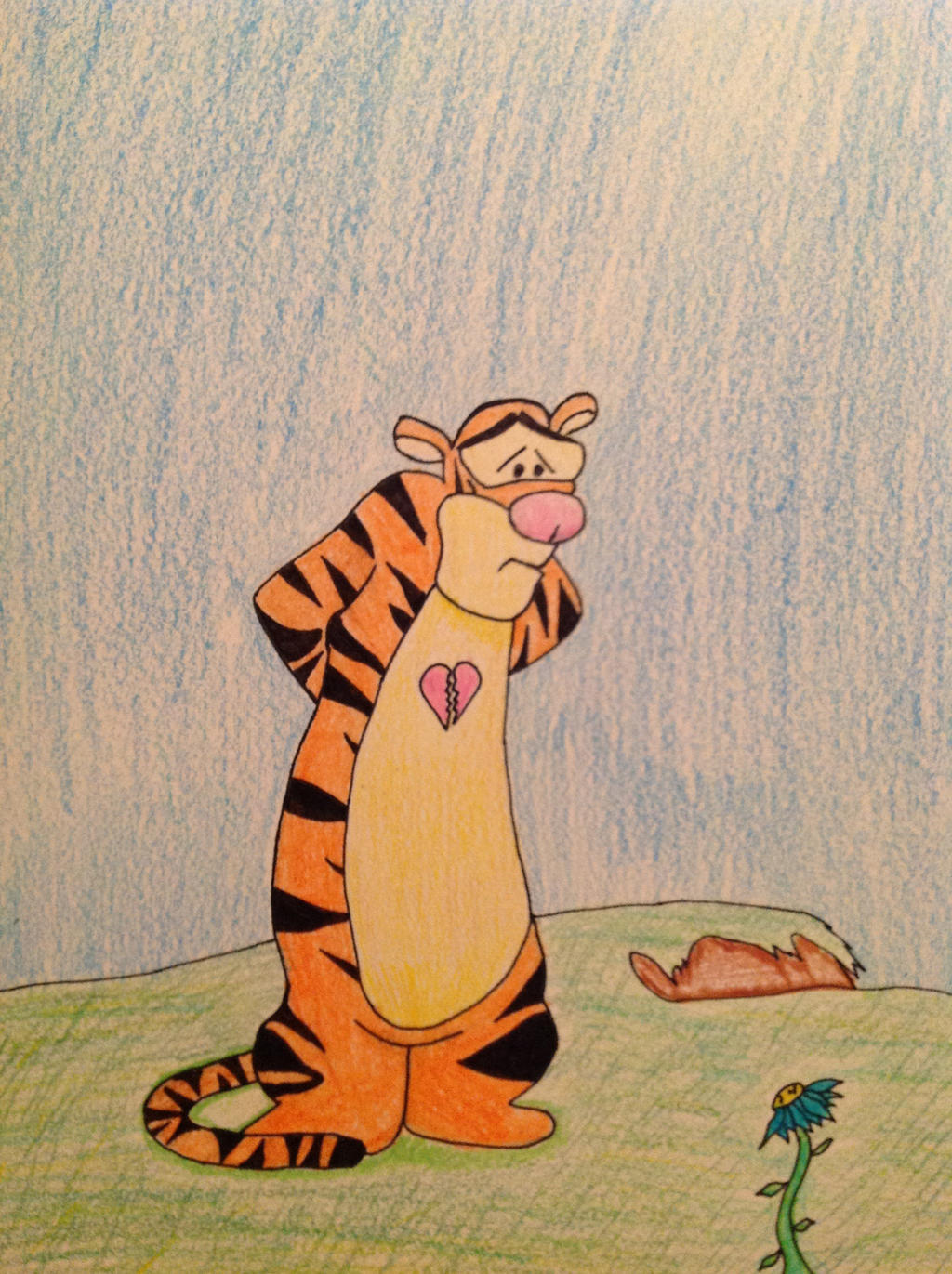 Sad Tigger By Things N Stuff On Deviantart