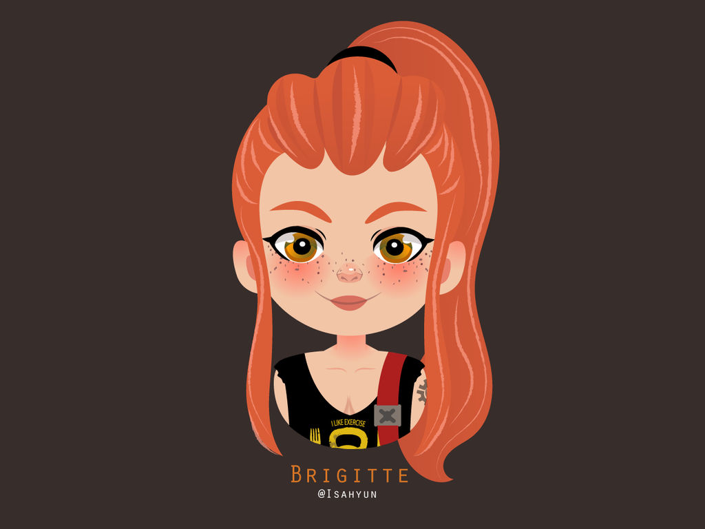 Brigitte Overwatch Vector By Isahyun On Deviantart