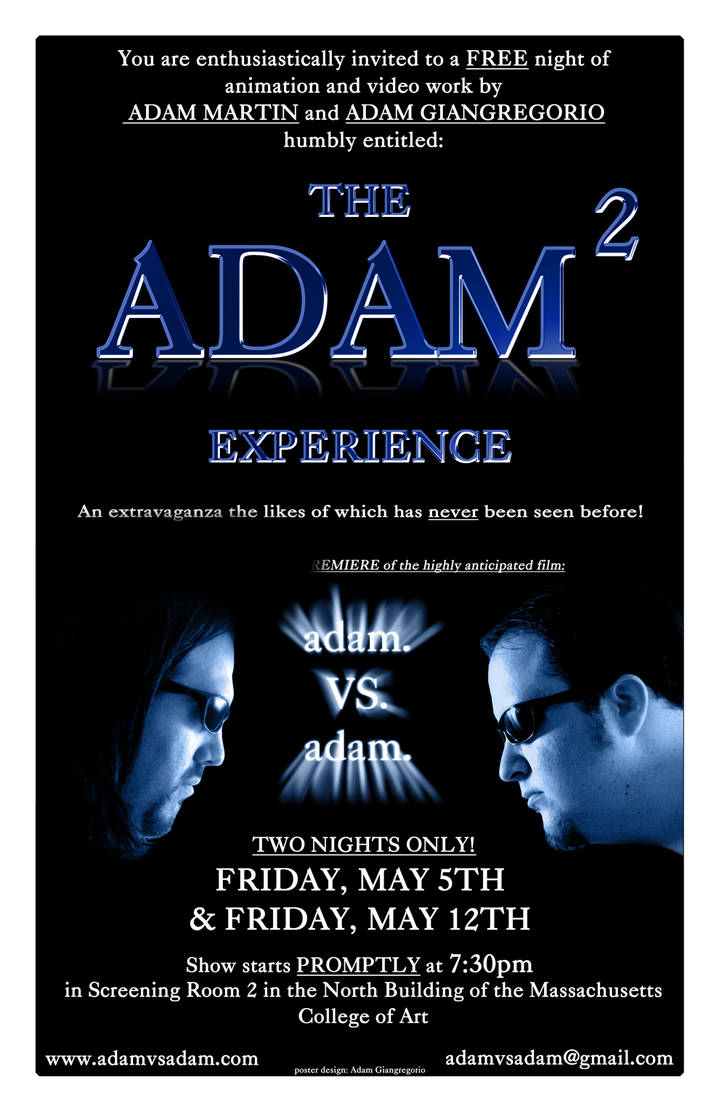 Adam Squared Experience Poster by evilada on DeviantArt