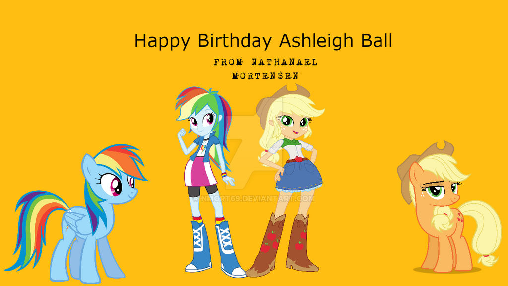 Happy Birthday Ashleigh Ball By Nmort69 On Deviantart