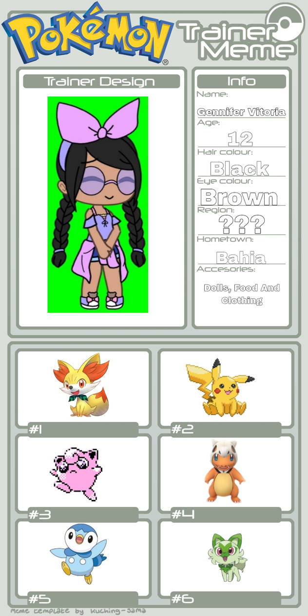 My Pokemon Trainer Meme By Gennifervitoria On Deviantart