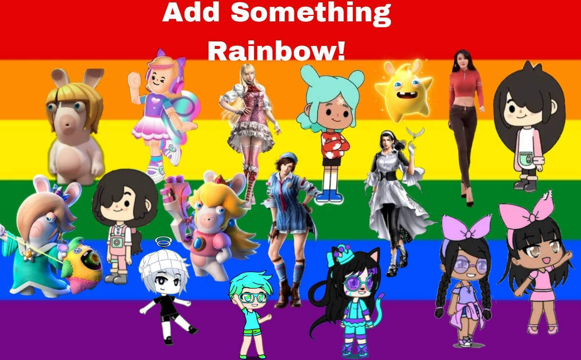 Rainbow Team By Gennifervitoria On Deviantart