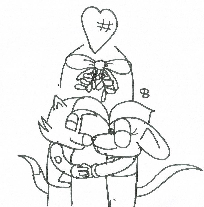 Kissing Under Mistletoe By Spaton37 On Deviantart
