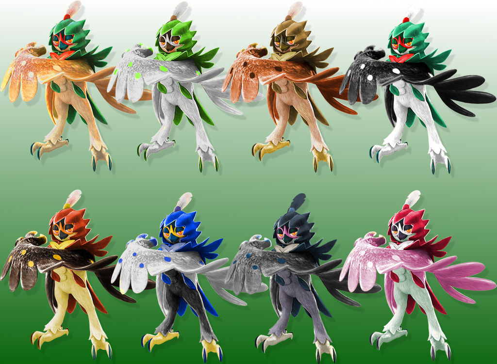 Decidueye Palette Swaps by VenusDesertBloom on DeviantArt Decidueye Palette Swaps by VenusDesertBloom on DeviantArt