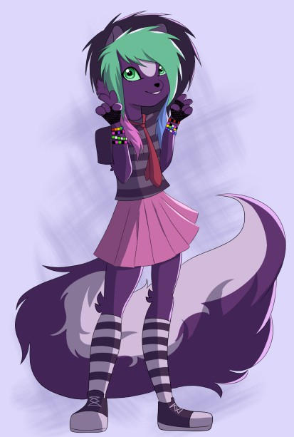 Furry Design Scene Skunk By Bluemoonraccoon1 On Deviantart