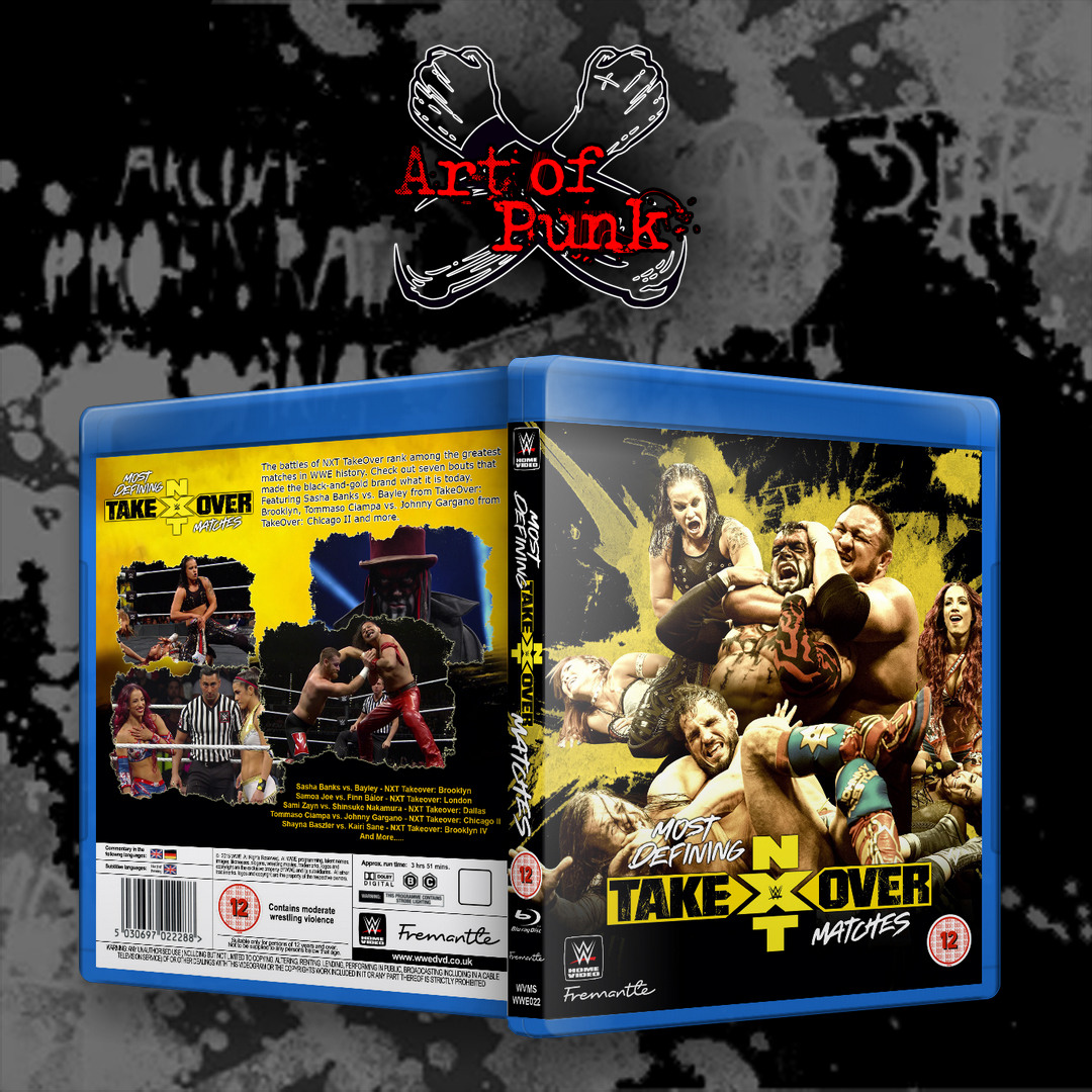 Nxts Most Defining Takeover Matches Blu Ray Cover By Artofpunk On