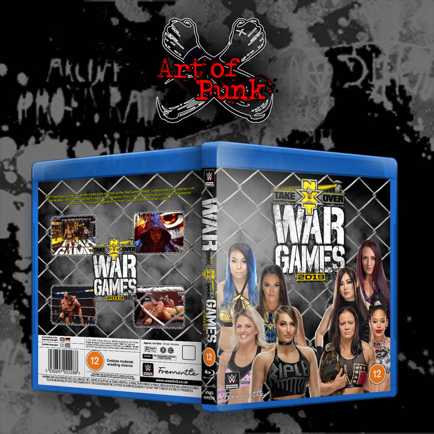 Wwe Nxt Takeover Wargames 2019 Blu Ray Cover By Artofpunk On Deviantart
