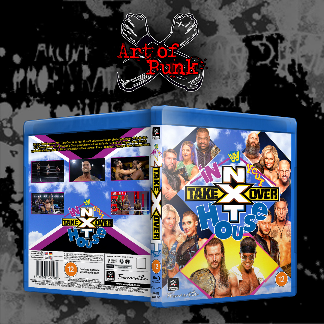 Wwe Nxt Takeover In Your House 2020 Blu Ray Cover By Artofpunk On