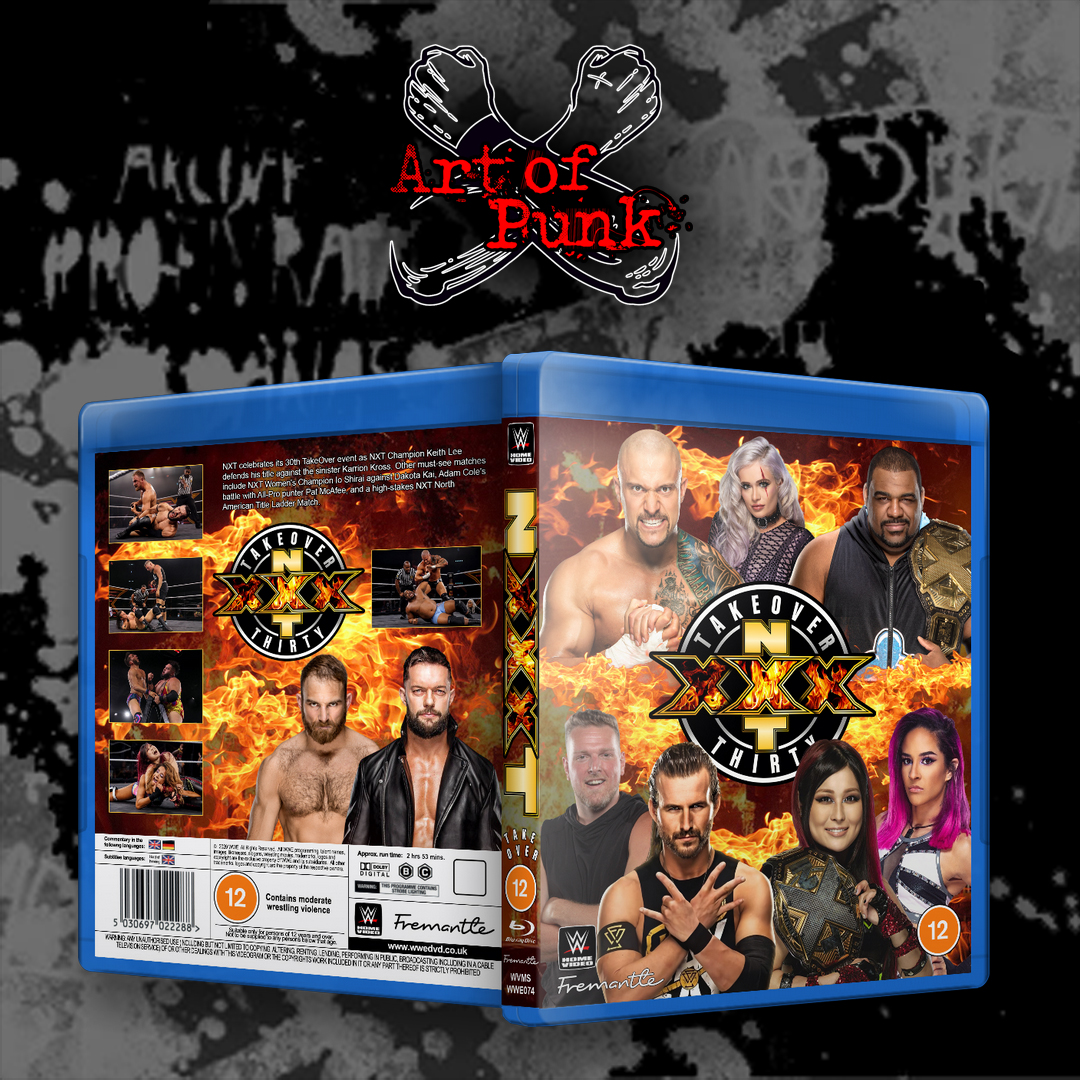 Wwe Nxt Takeover Xxx 2020 Blu Ray Cover By Artofpunk On Deviantart