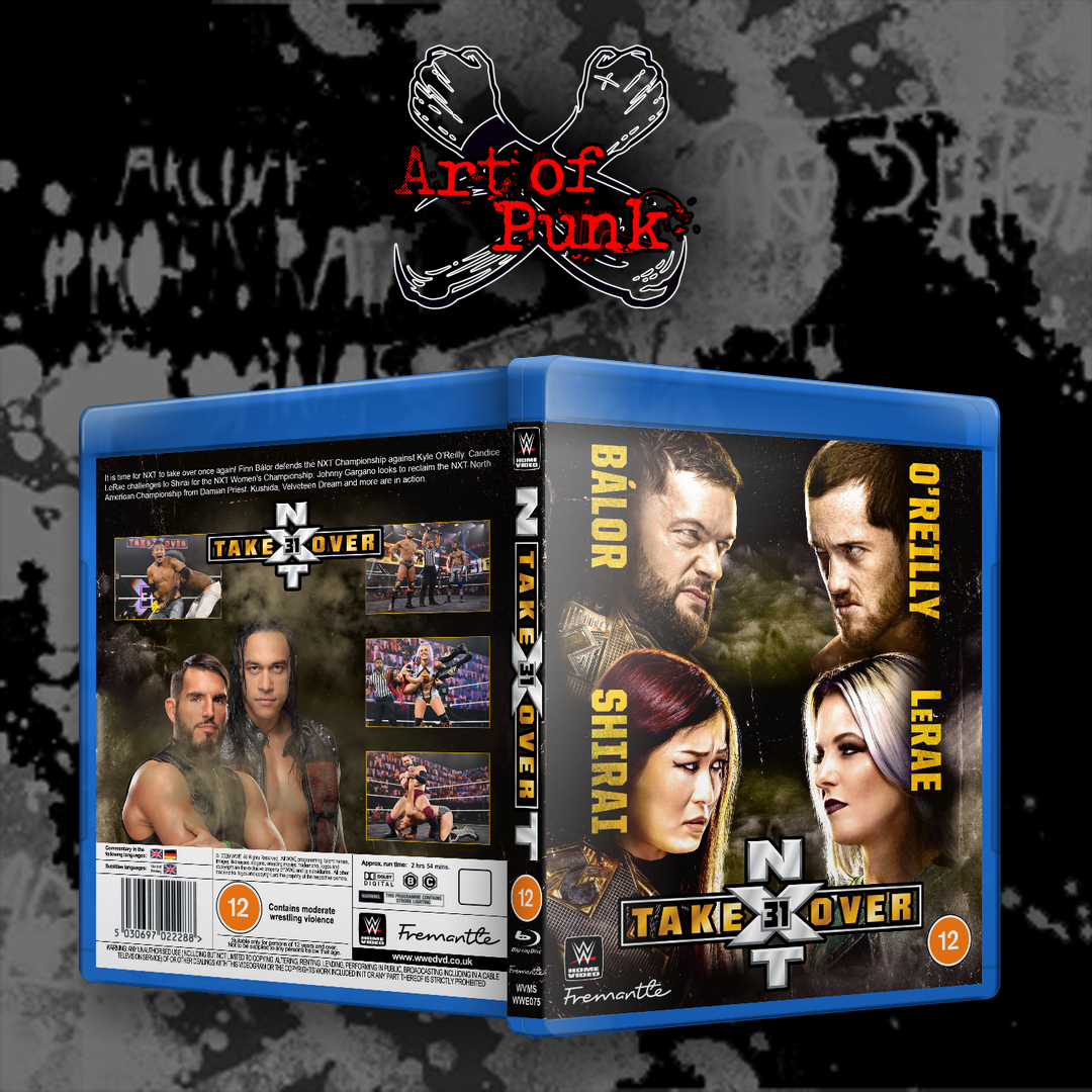 Wwe Nxt Takeover 31 2020 Blu Ray Cover By Artofpunk On Deviantart