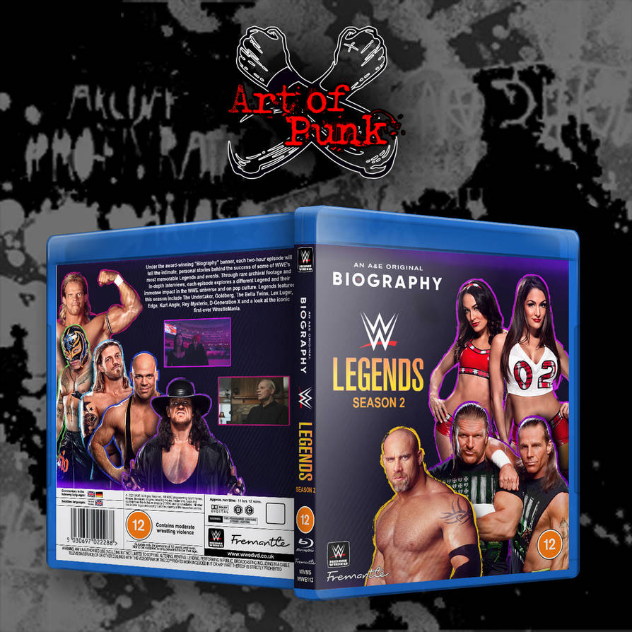 Biography Wwe Legends Season 2 Blu Ray Cover By Artofpunk On Deviantart