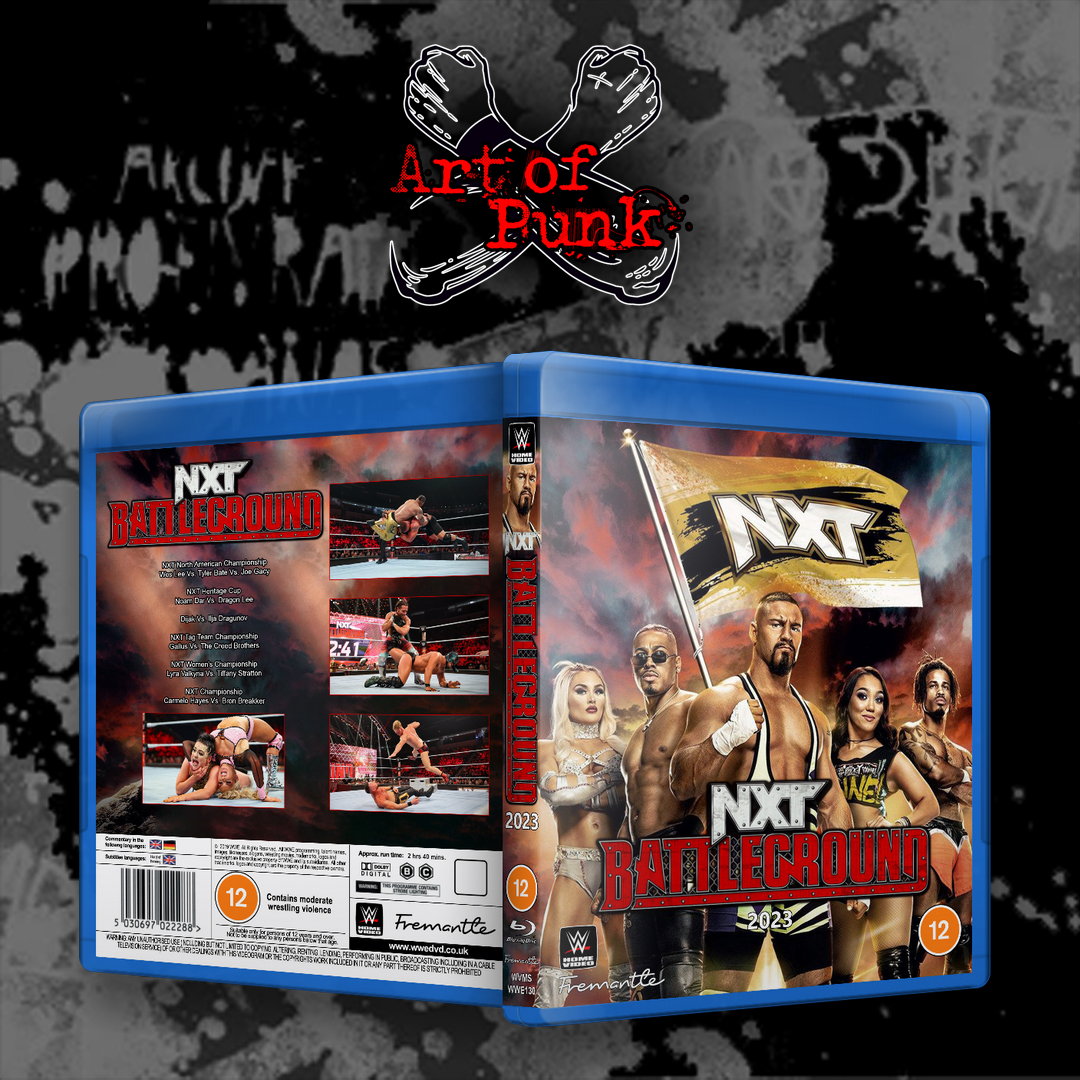 Wwe Nxt Battleground 2023 Blu Ray Cover By Artofpunk On Deviantart