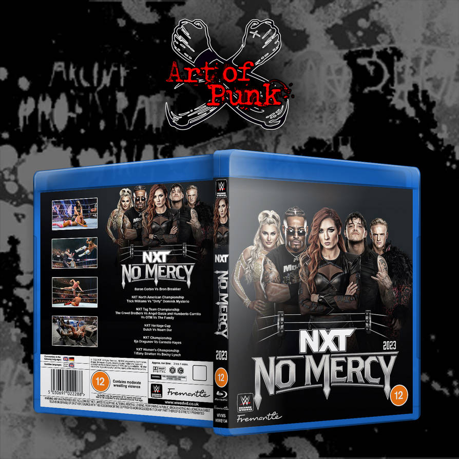 Wwe Nxt No Mercy 2023 Blu Ray Cover By Artofpunk On Deviantart
