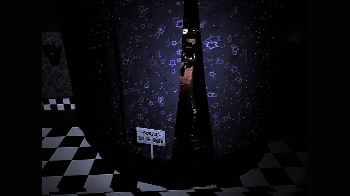 Foxy Peeking Fnaf 1 Realistic By Basilisk2002 On Deviantart