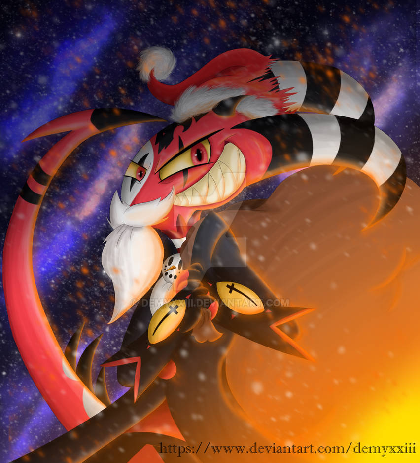 Helluva Boss Blitz Stole Christmas By Demyxxiii On Deviantart