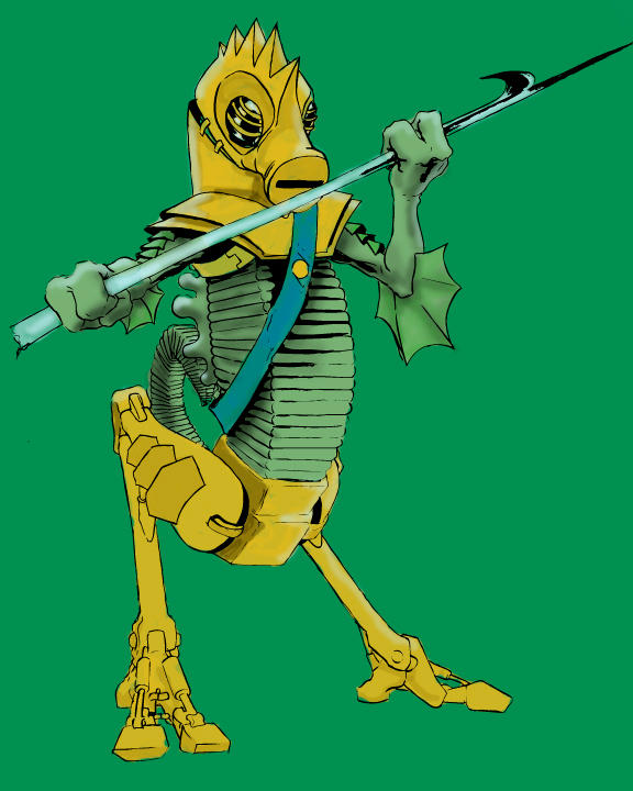 Seahorse warrior by BenHouse on DeviantArt