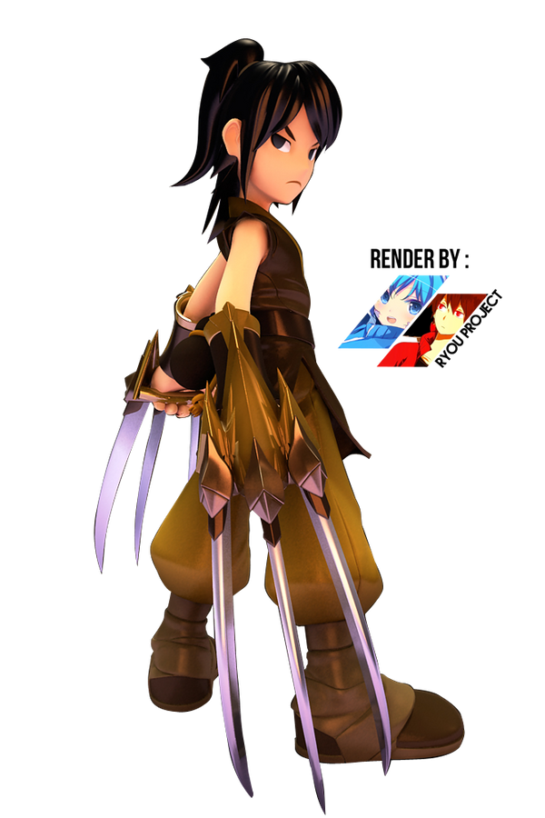 Lost Saga Shadow Assassin 3d Male Render 1 By Ryoutaruko On Deviantart