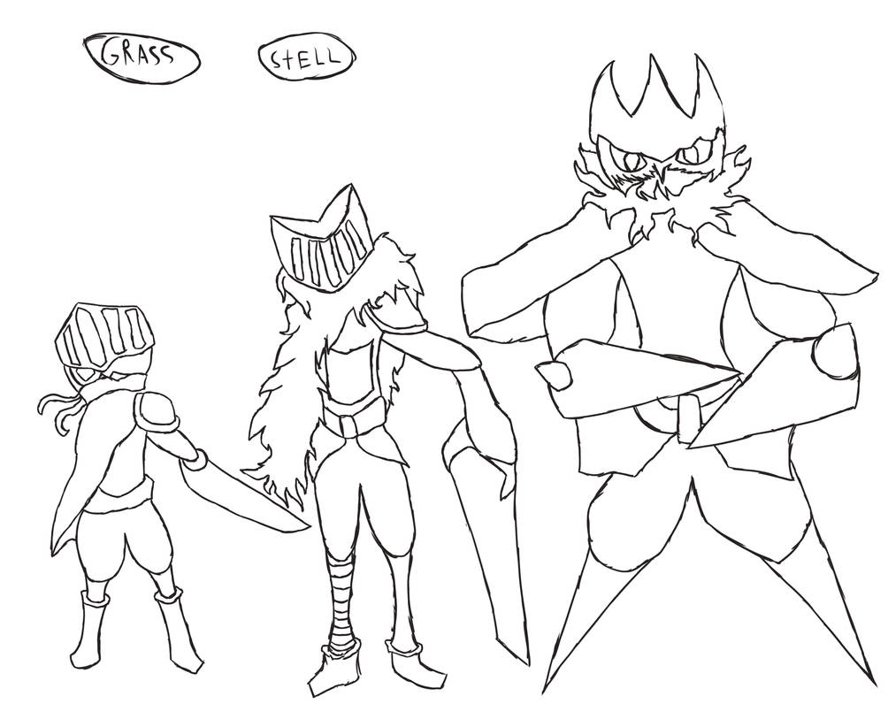 Fakemon Grass Starter No Color By Mick0k On Deviantart
