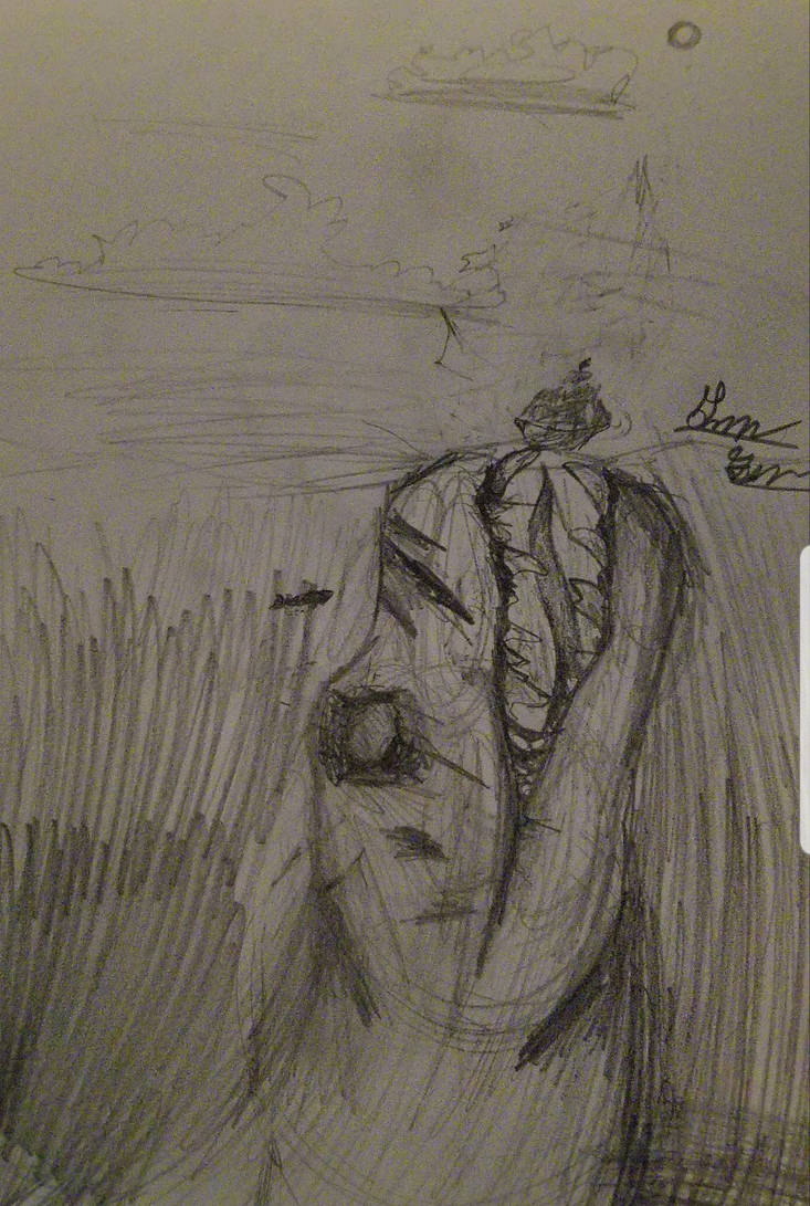 Lil Sea Monster Sketch By Wolpyyartz On Deviantart