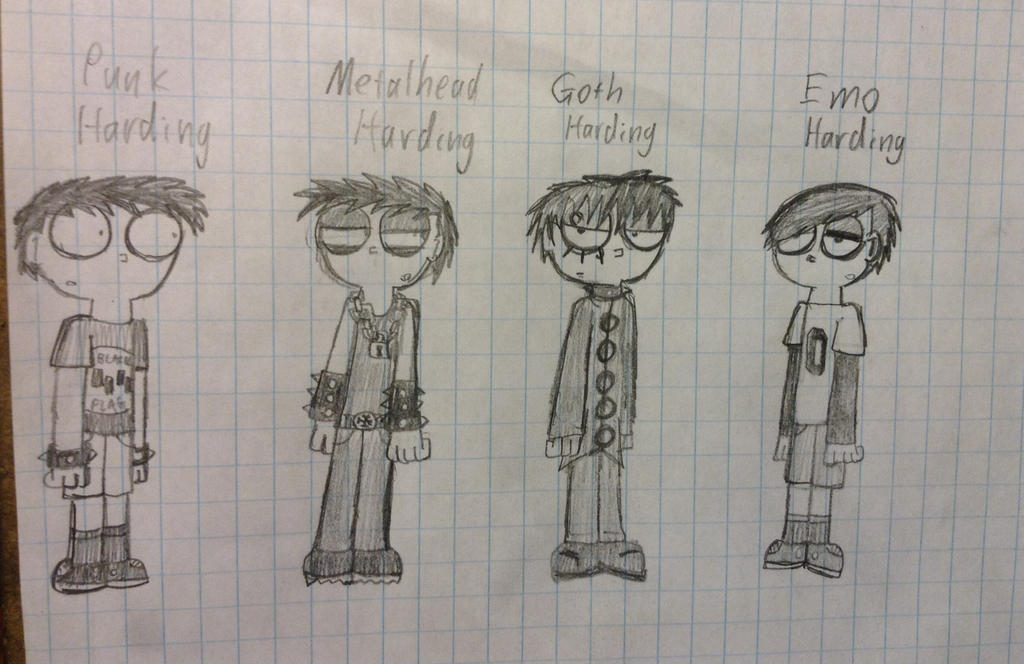Harding Punk Vs Metal Vs Goth Vs Emo By AssassinJ2 On DeviantArt harding-punk-vs-metal-vs-goth-vs-emo-by-assassinj2-on-deviantart