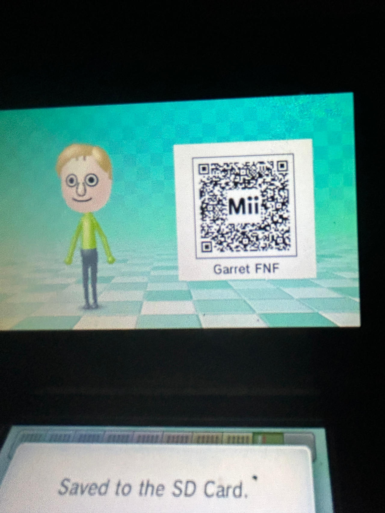 Garret Fnf Mii Qr Code By Scrinaiscool On Deviantart