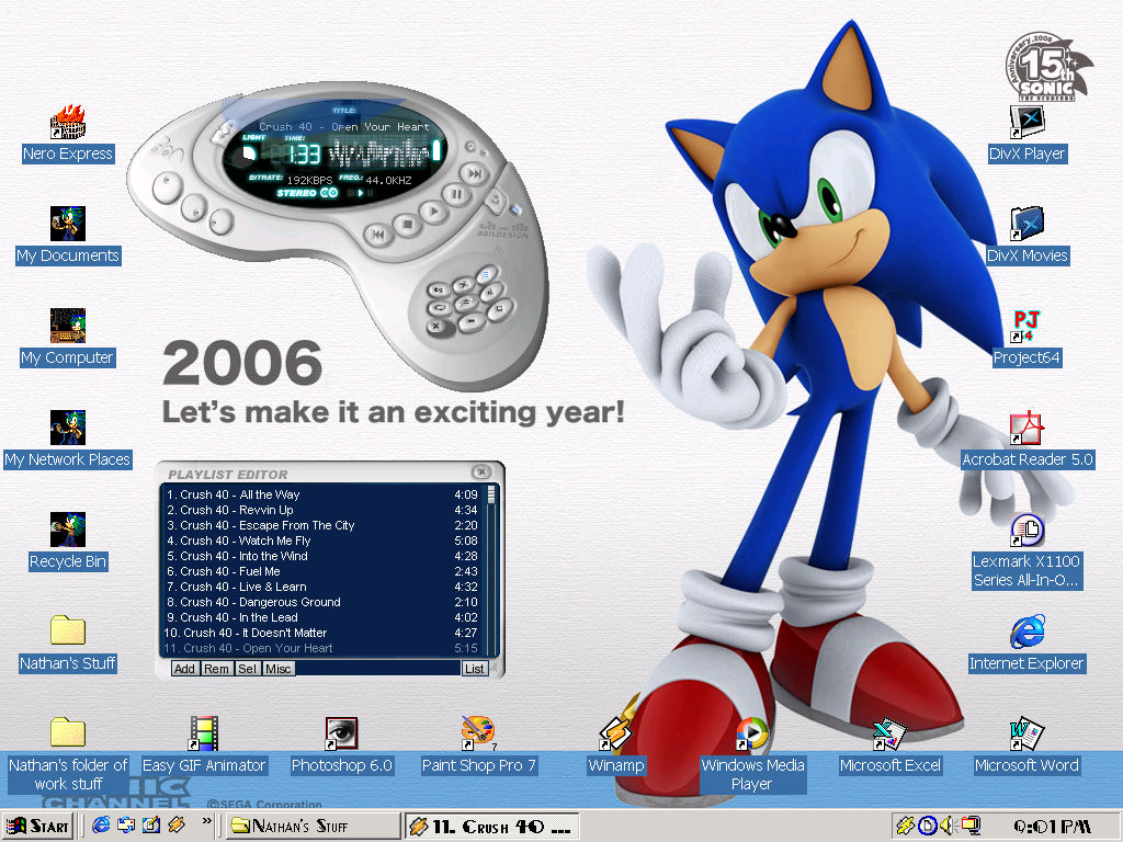 Sonic in 2006 by ChaosTheHedgehog on DeviantArt