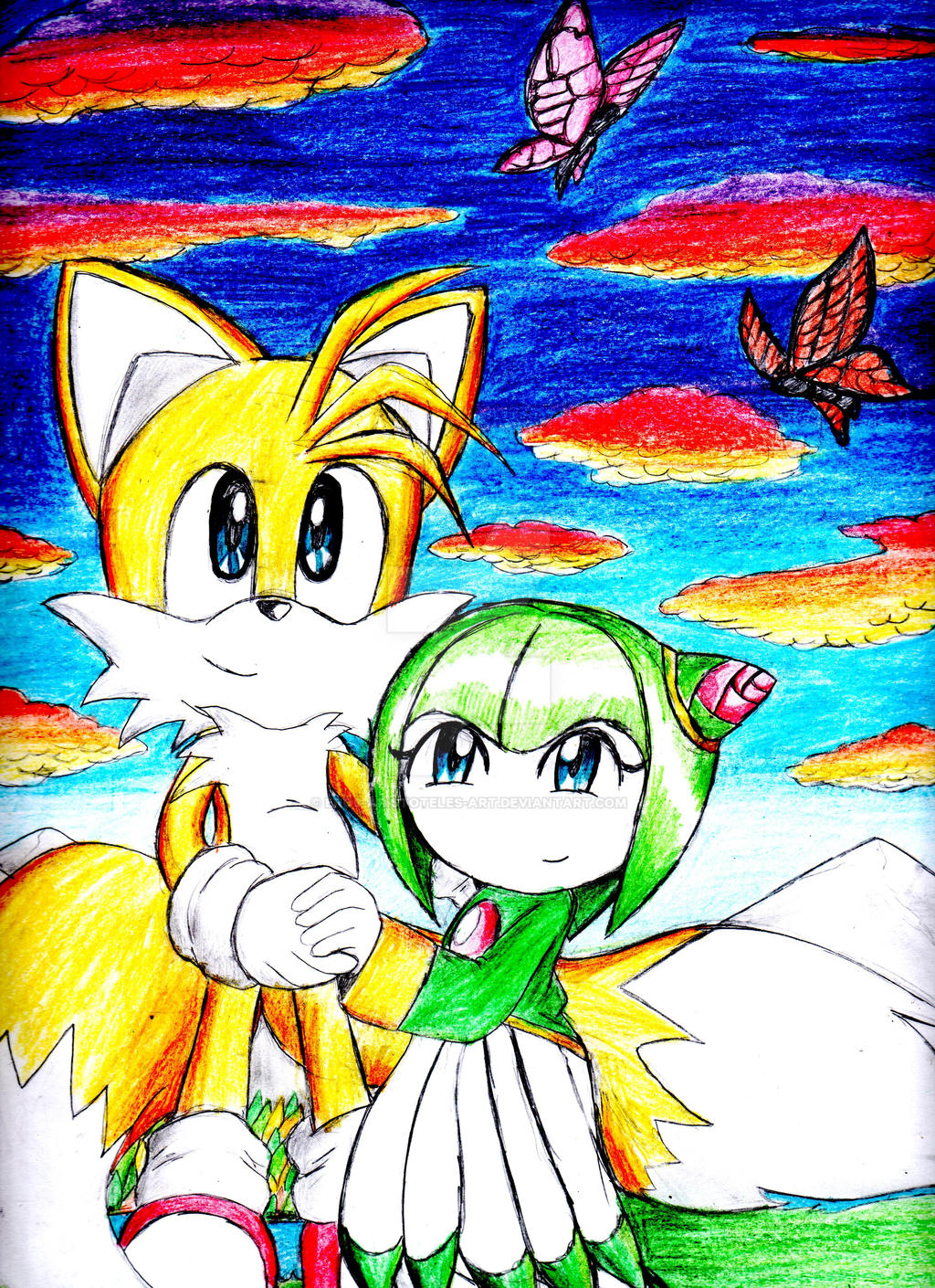 Tails And Cosmo By Eros Aristoteles Art On Deviantart