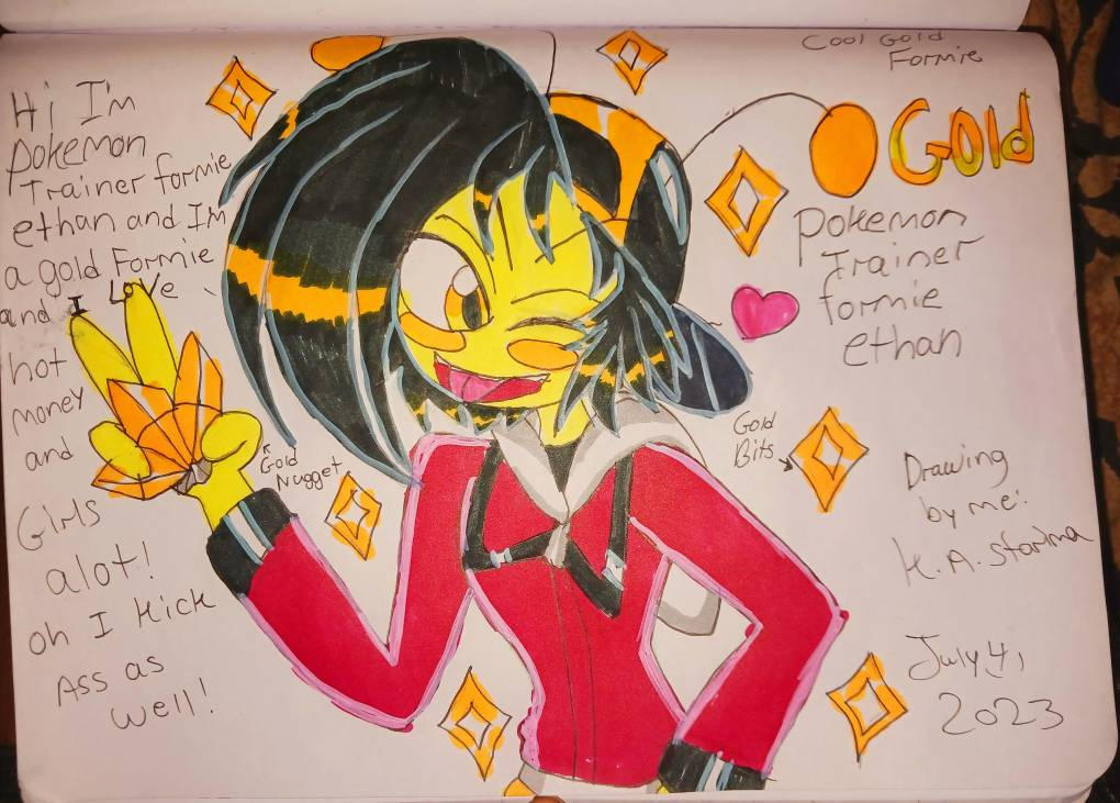 Pokemon Trainer Ethan As A Formie By Keke18 On Deviantart