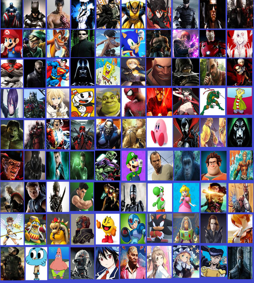 My Collection Favorite Character by hicbar on DeviantArt My Collection Favorite Character by hicbar on DeviantArt