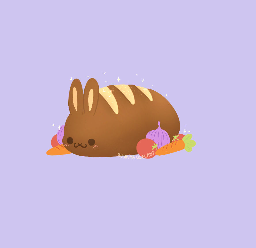 ~bunny Loaf~ By Bunnyangelart On Deviantart