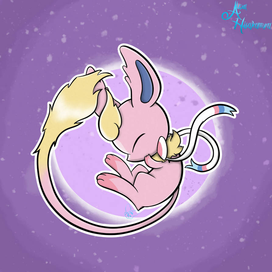 Flareon Mew Sylveon Fusion 2 By Alexahisakamura On Deviantart