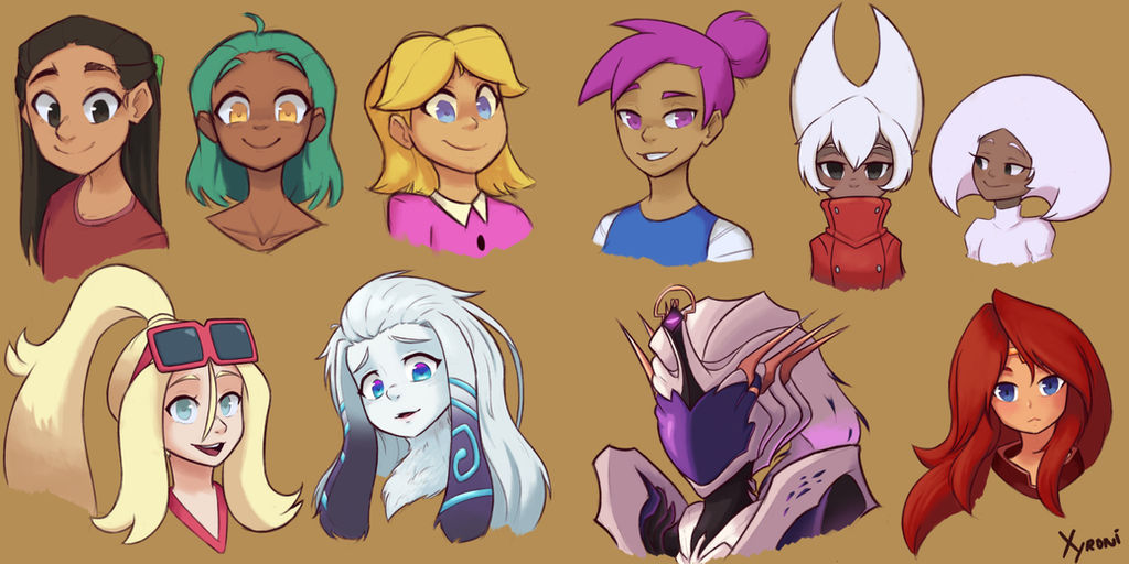 Sketches By Xyronii On Deviantart