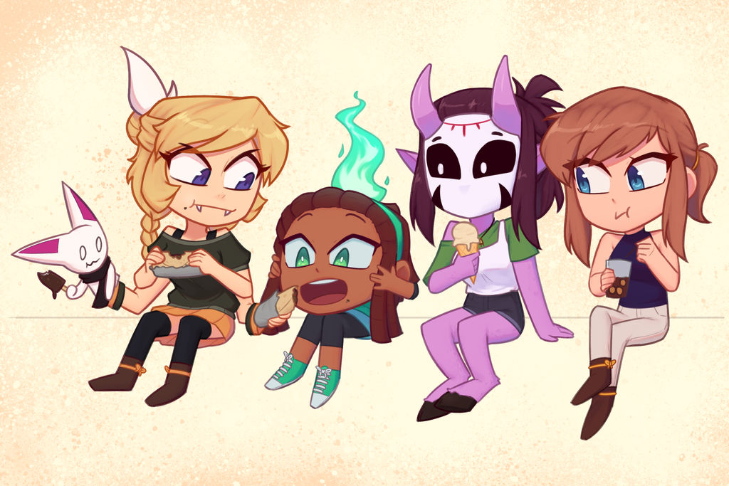 Hanging Out By Xyronii On Deviantart