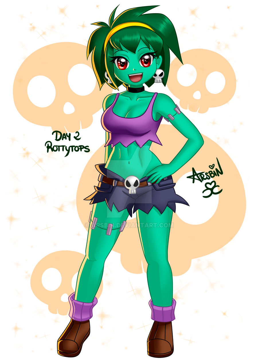 Shantaectober Day 2 Rottytops By Arsbin On Deviantart