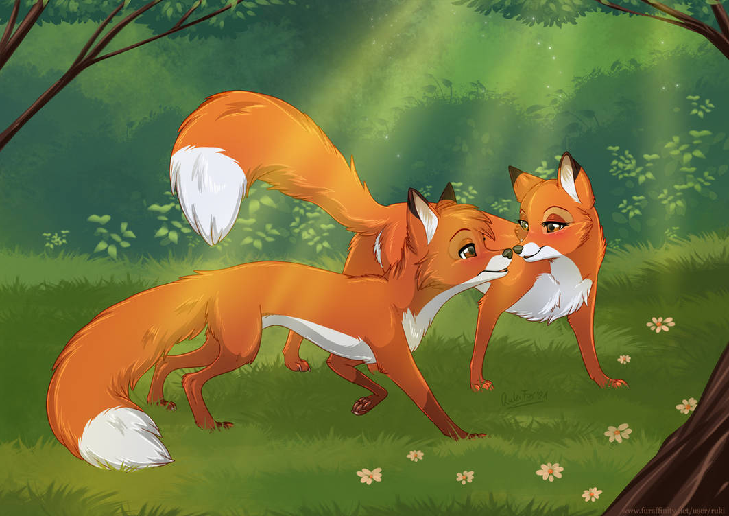 Tod And Vixey By Rukifox On Deviantart