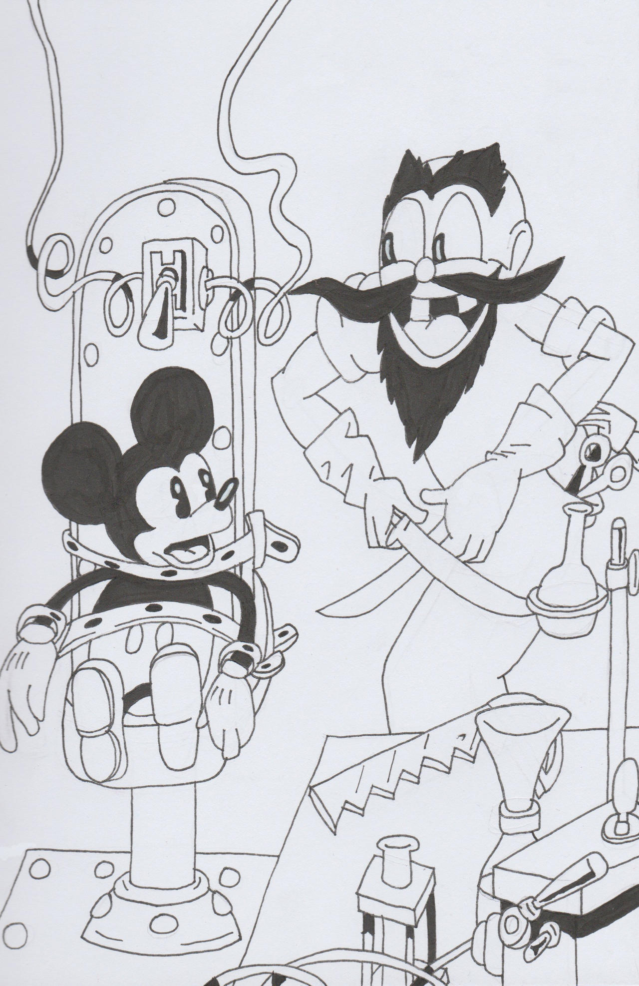 Mickey Mouse And The Mad Doctor By Hachimakix23 On Deviantart