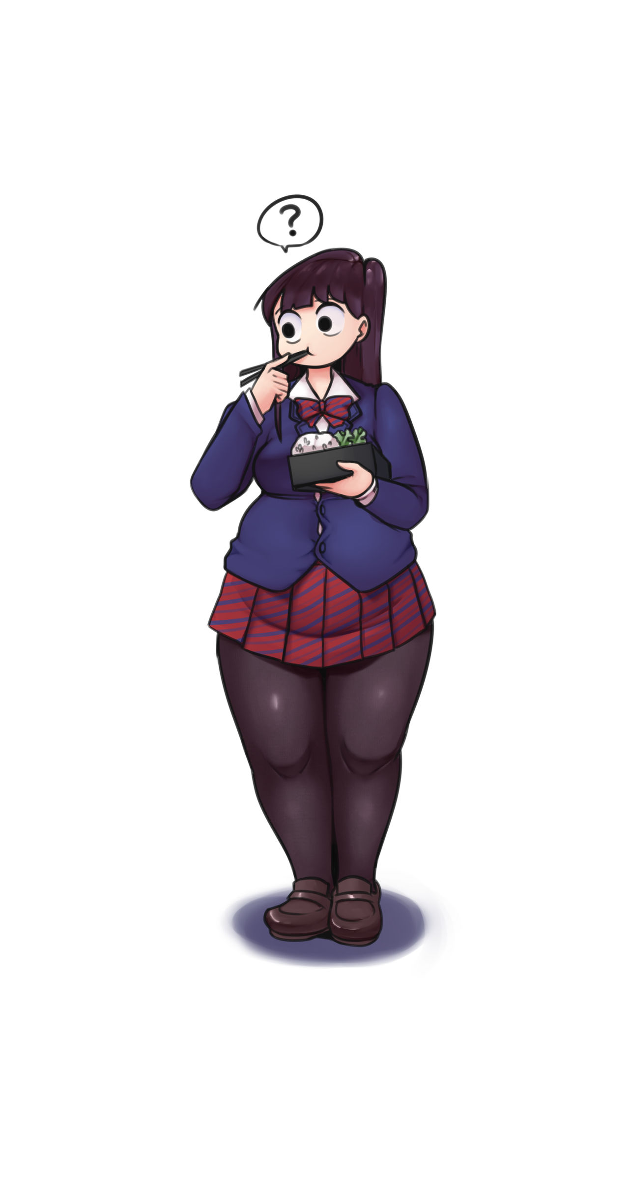 Komi San Has Trouble Saying No To Food New 28 By Magicstraw On Deviantart
