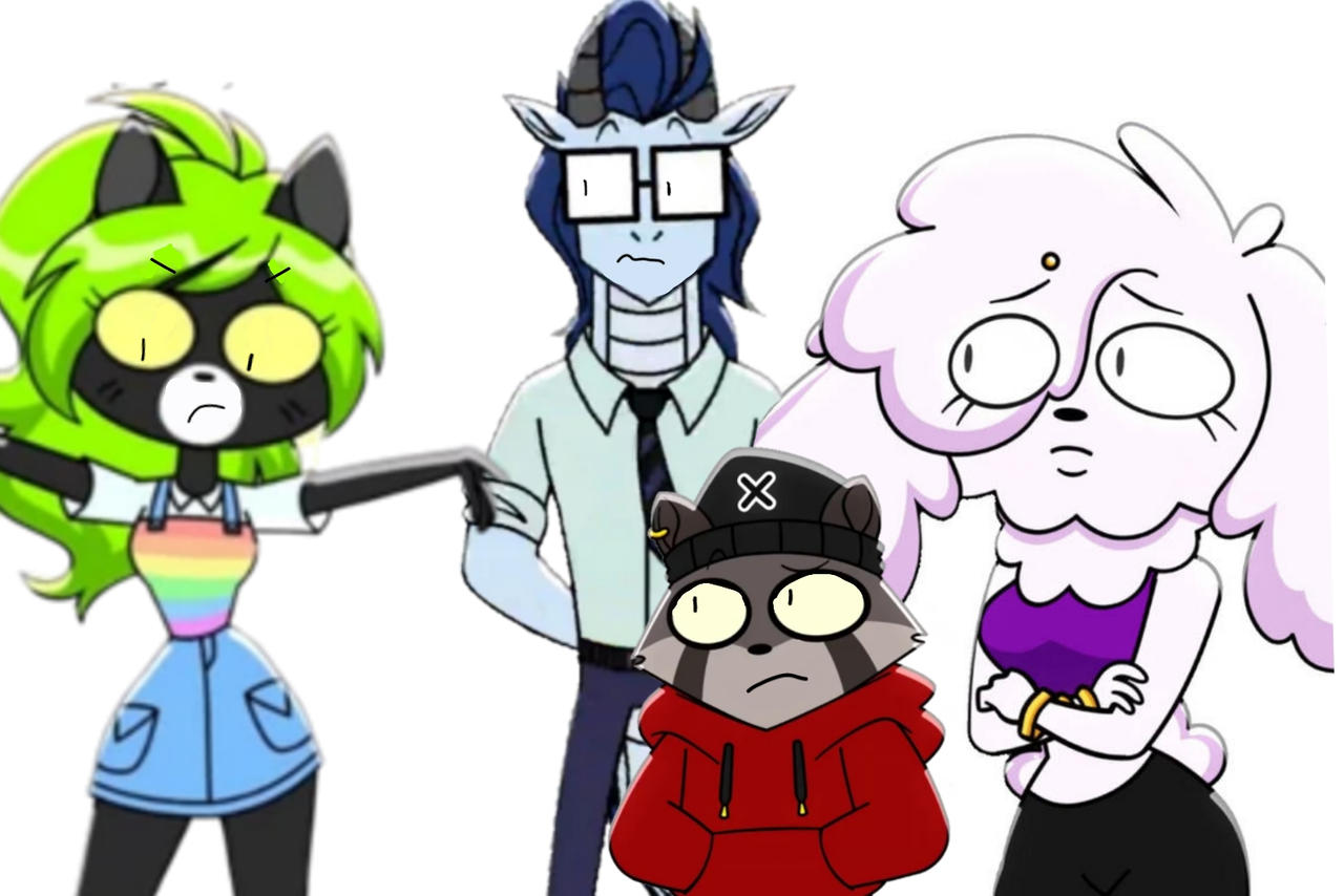 Rocky Dave And Pj Saw Flo Angry By Xrxge8xh On Deviantart