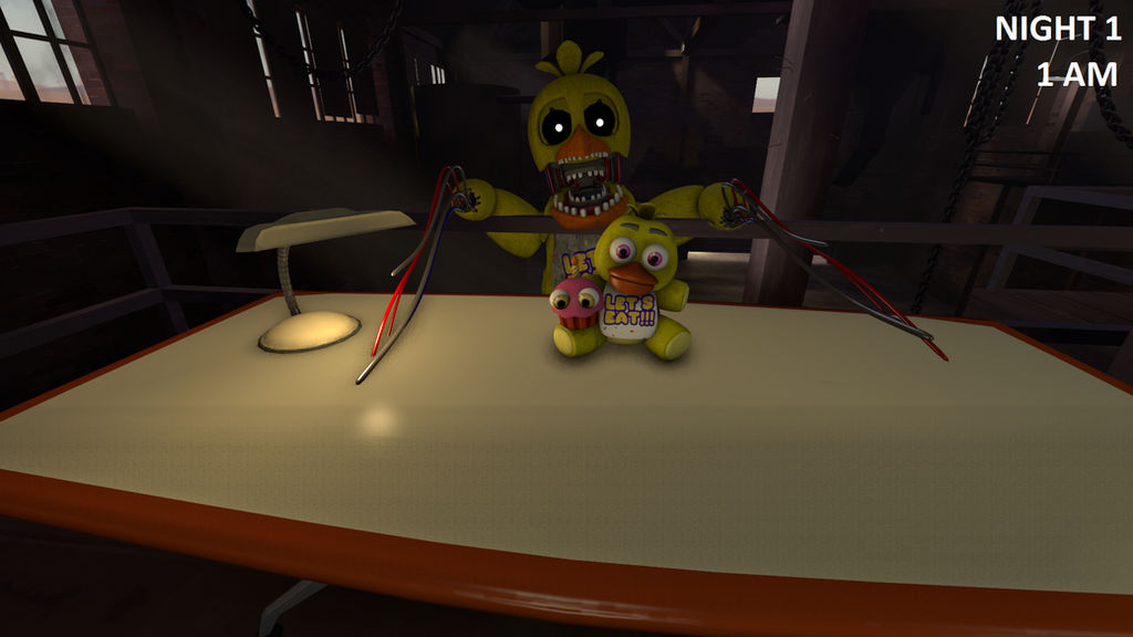 Withered Chica In Fanmade Office Fnaf Sfm By Bredbeardoritos On Deviantart
