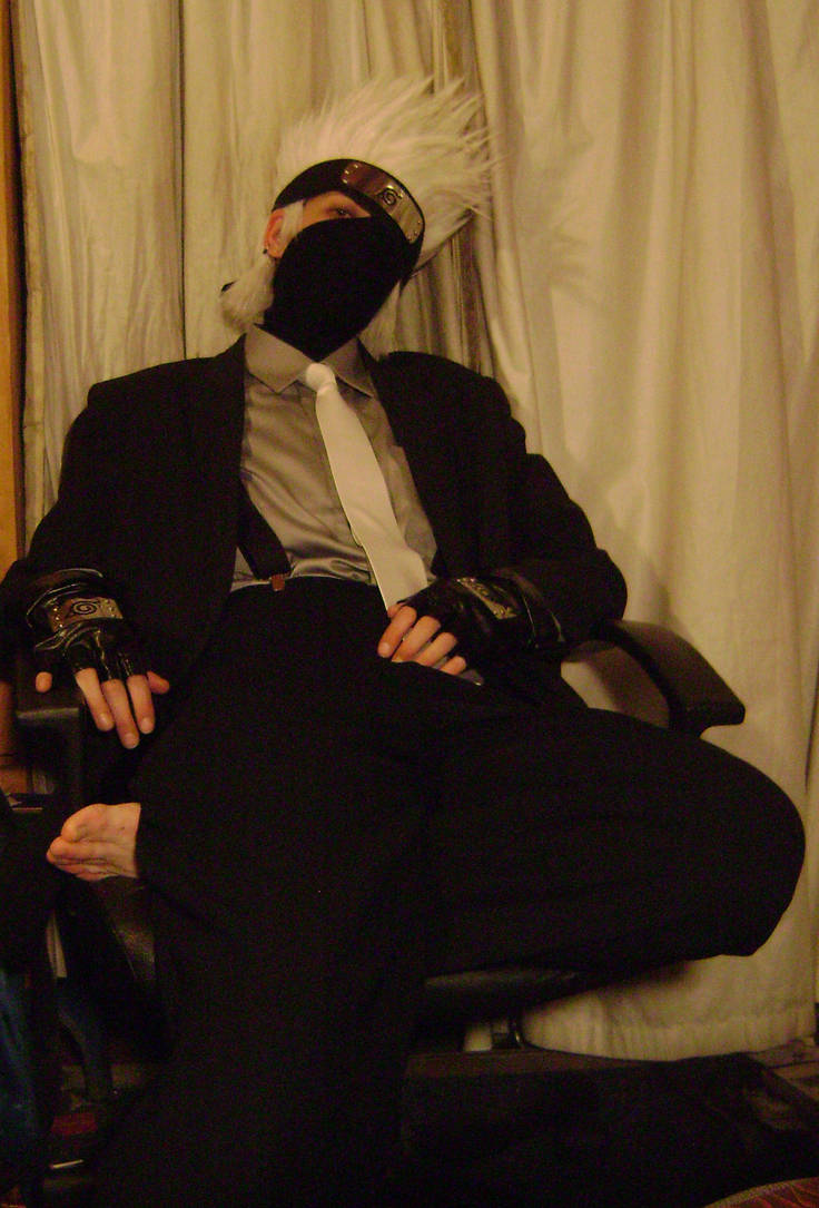 Formal Kakashi Sitting By Zeke Fate On Deviantart