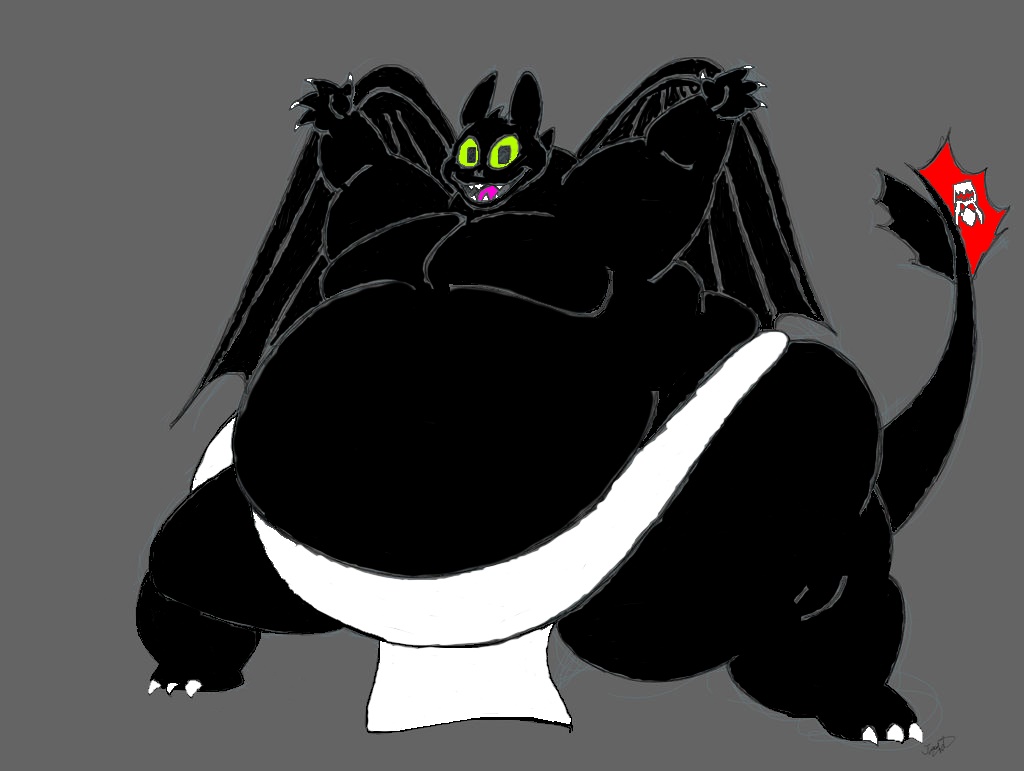 Sumo Toothless By Joe Awesome93 Colored By Thereturnof21 On Deviantart