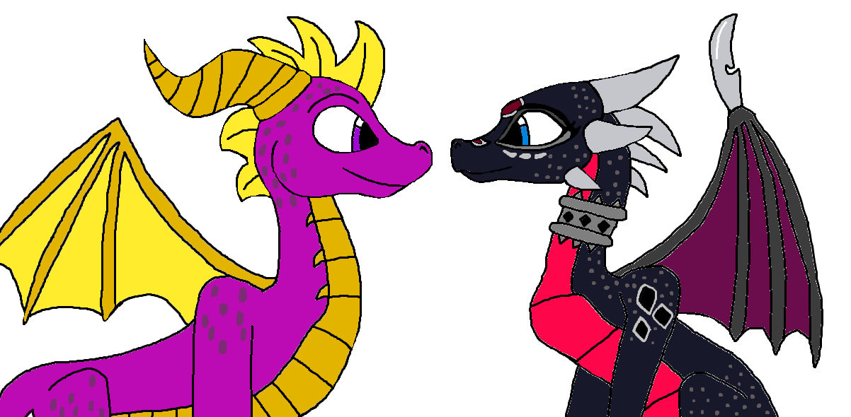 Spyro X Cynder By Angelsgotoheaven12 On Deviantart