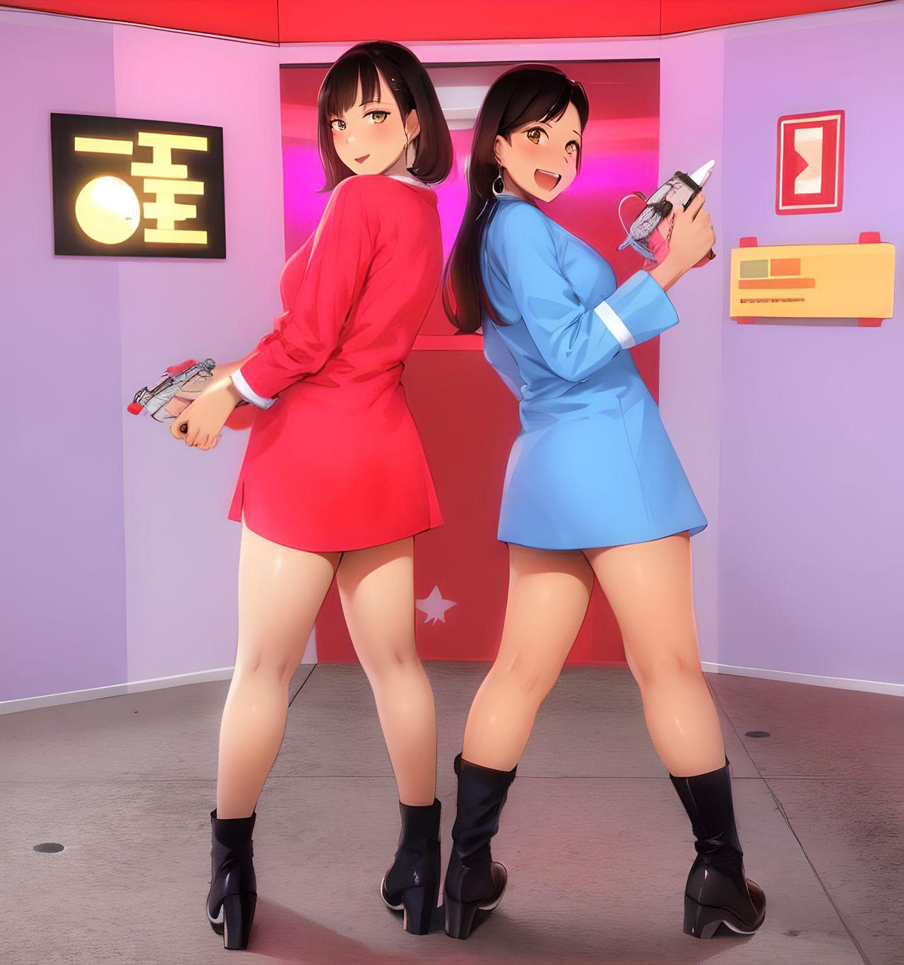 Star Trek Anime Girls Ready For Action By Startrekgigi On Deviantart