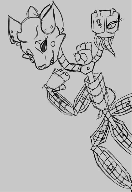 Drawing Fnaf: Day 10 Mangle by DPPhere on DeviantArt Drawing Fnaf: Day 10 Mangle by DPPhere on DeviantArt