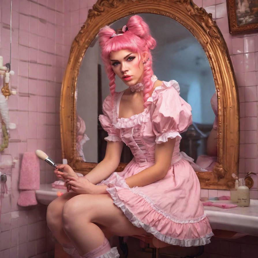 Sissy Doing Makeup By Bbx3000 On Deviantart