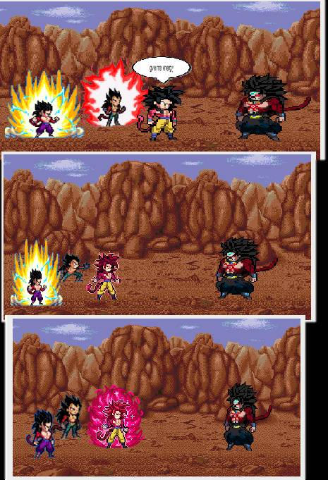 Goku ssj4 lb vs broly xeno by toeoeoek on DeviantArt Goku ssj4 lb vs broly xeno by toeoeoek on DeviantArt