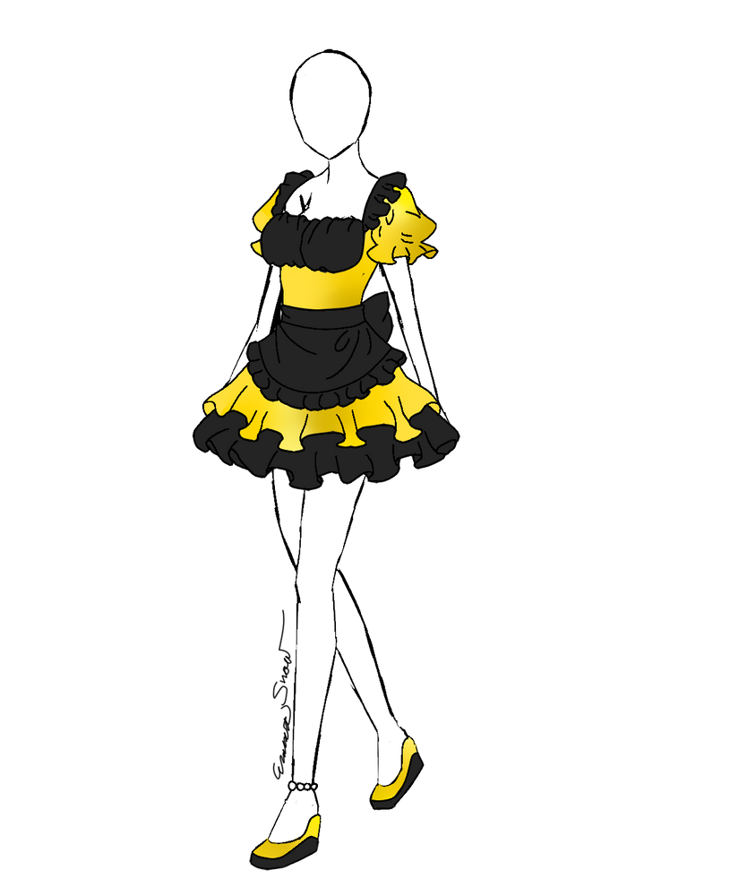 Eeveelution Maids 9 Umbreon Open By Paradiseamore On Deviantart