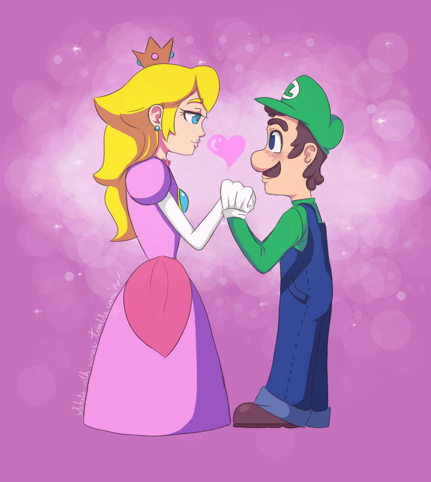 70 Watchers Luigi And Princess Peach By Kittybubble989 On Deviantart