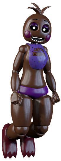 Fnaf2 Jojo Platinum Toy Chica By Jacopofredbear On Deviantart